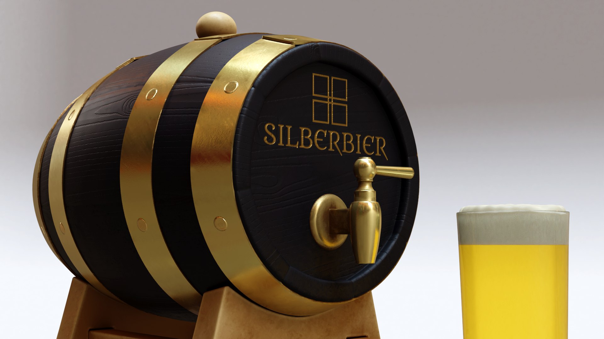 3D Model Beer Barrel 2 - TurboSquid 1782710