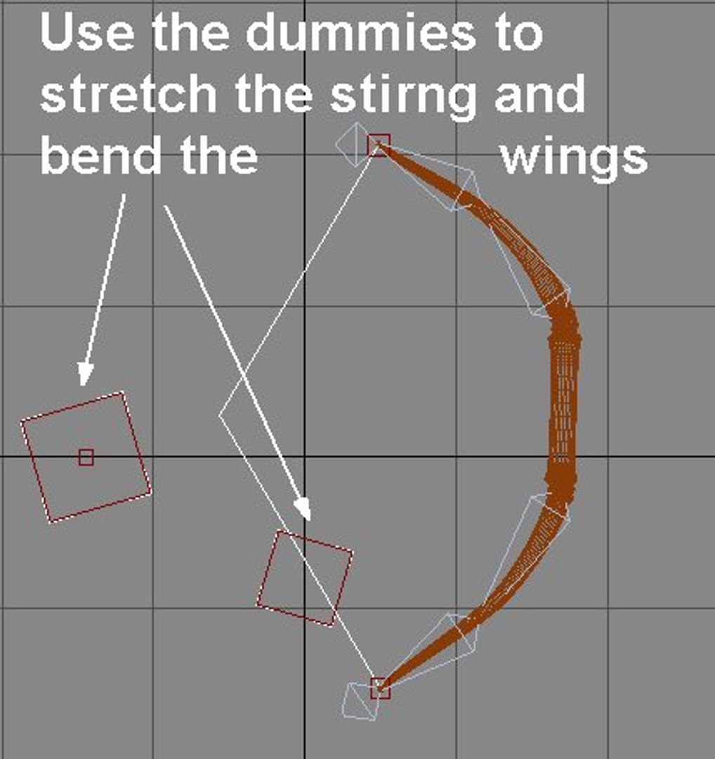 3d Model Bow Animation Long