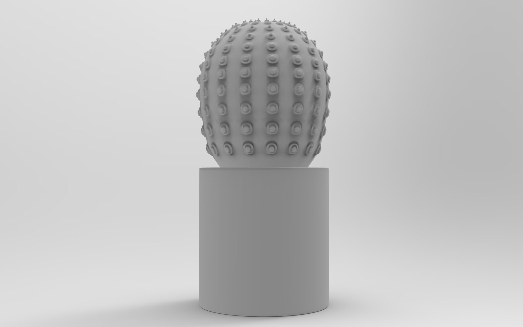 3D Model Cactus Table Lamp - TurboSquid 2201369