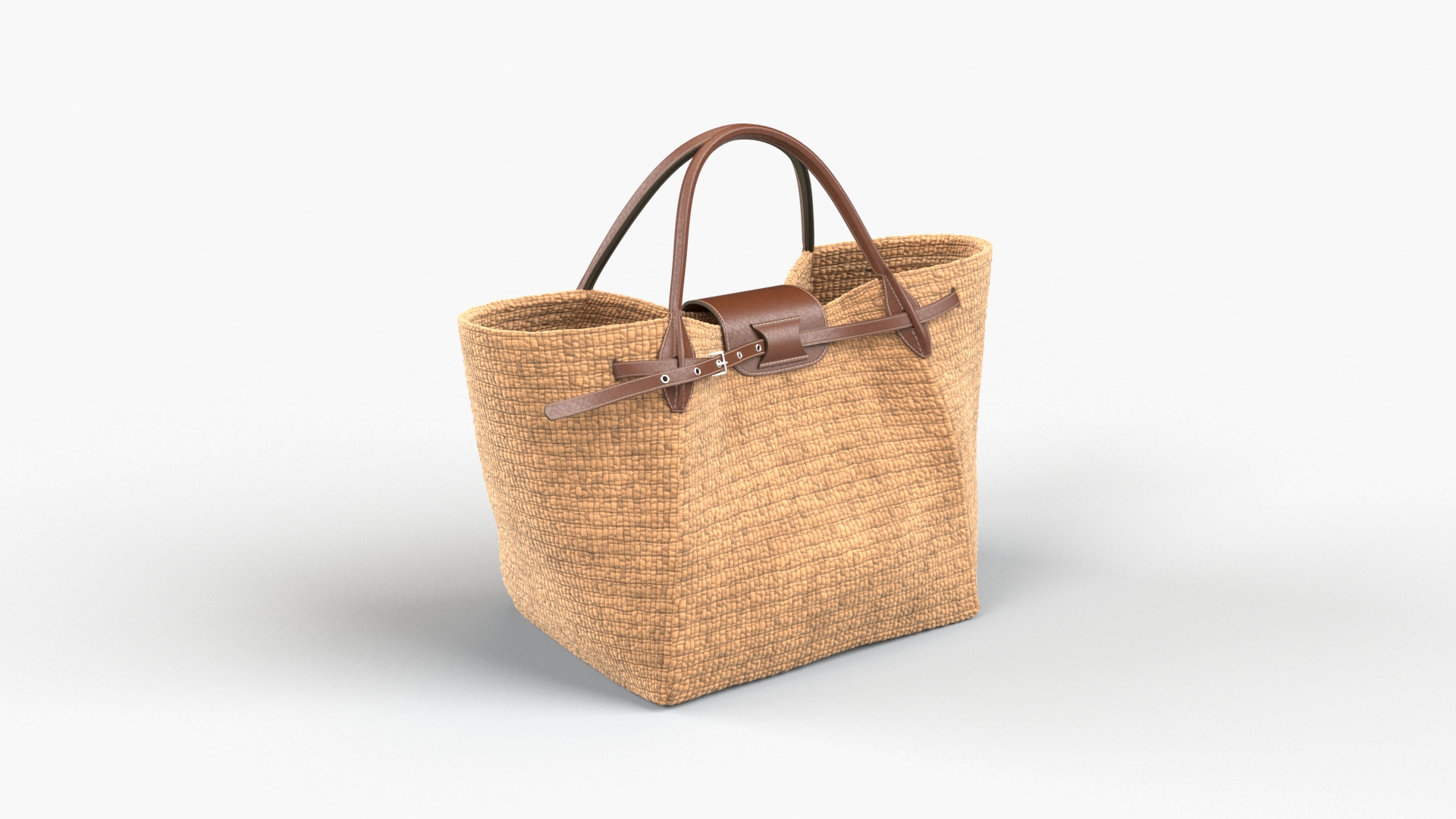3D Woven Raffia Bag - TurboSquid 1920006