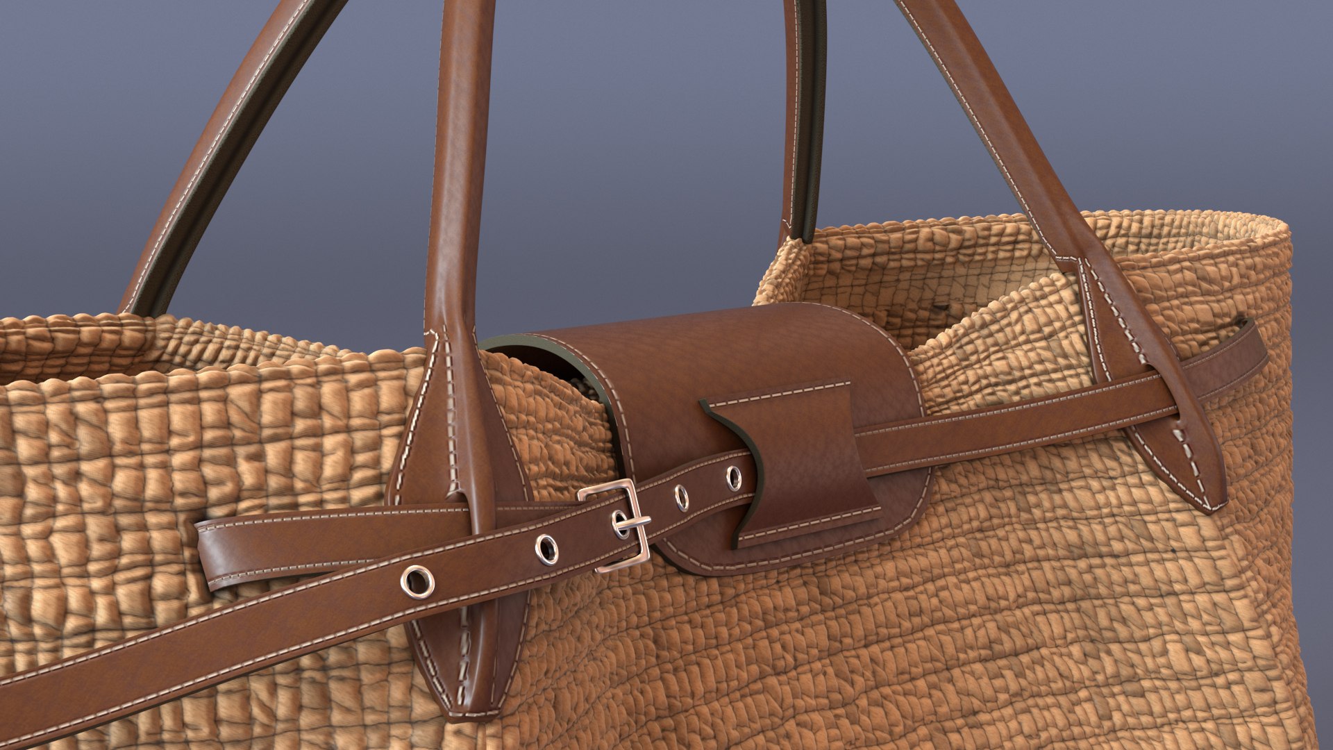 3D Woven Raffia Bag - TurboSquid 1920006