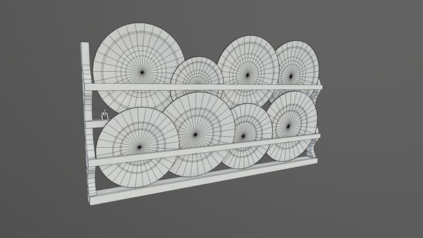Dish rack 3D model - TurboSquid 1446128