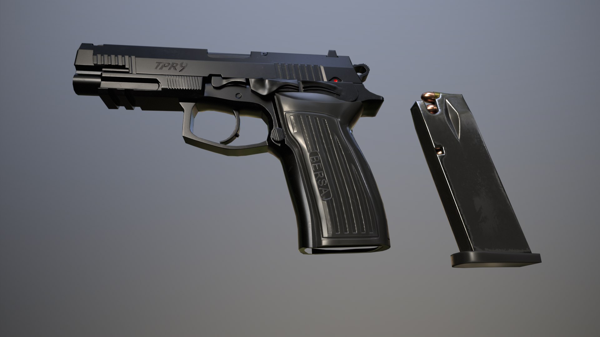 BERSA TPR9 Gun 9mm Model - TurboSquid 2201807