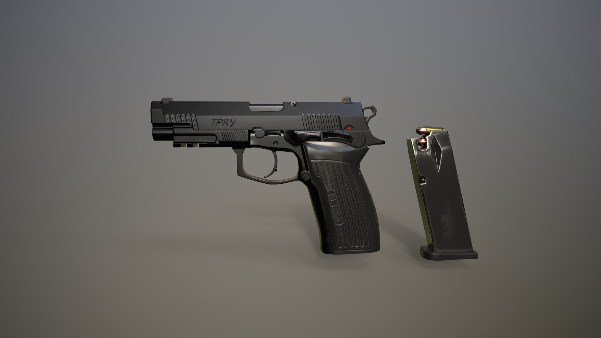 BERSA TPR9 Gun 9mm Model - TurboSquid 2201807