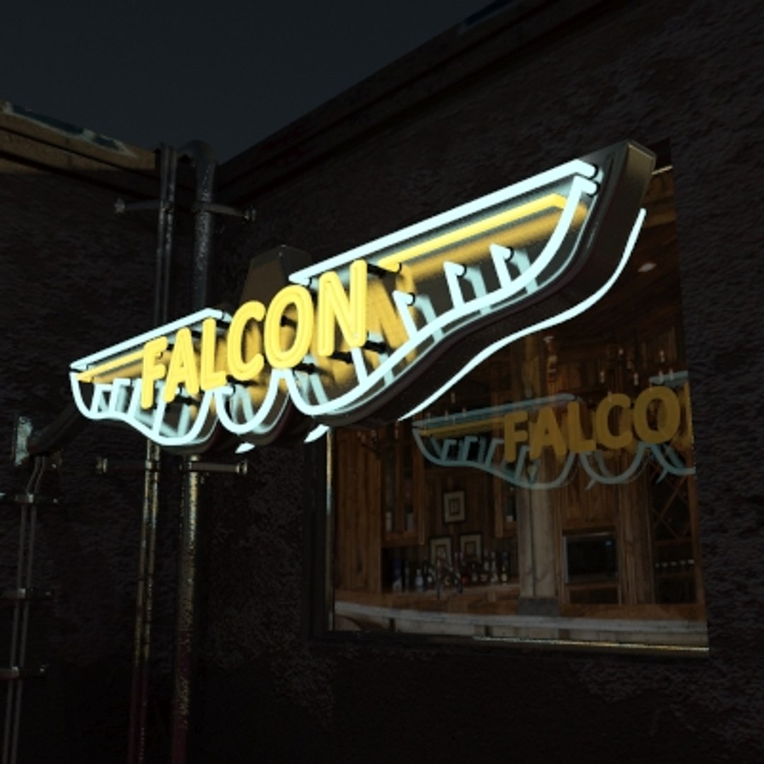 max exterior neon sign
