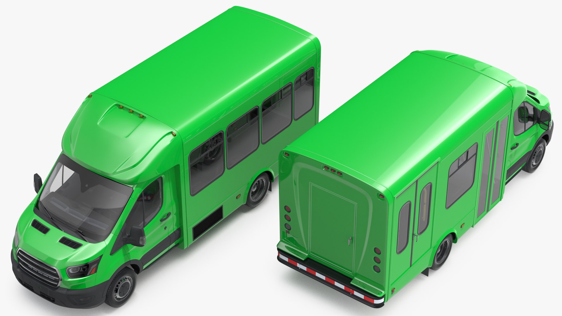 Passenger shuttle bus 3D model - TurboSquid 1605962