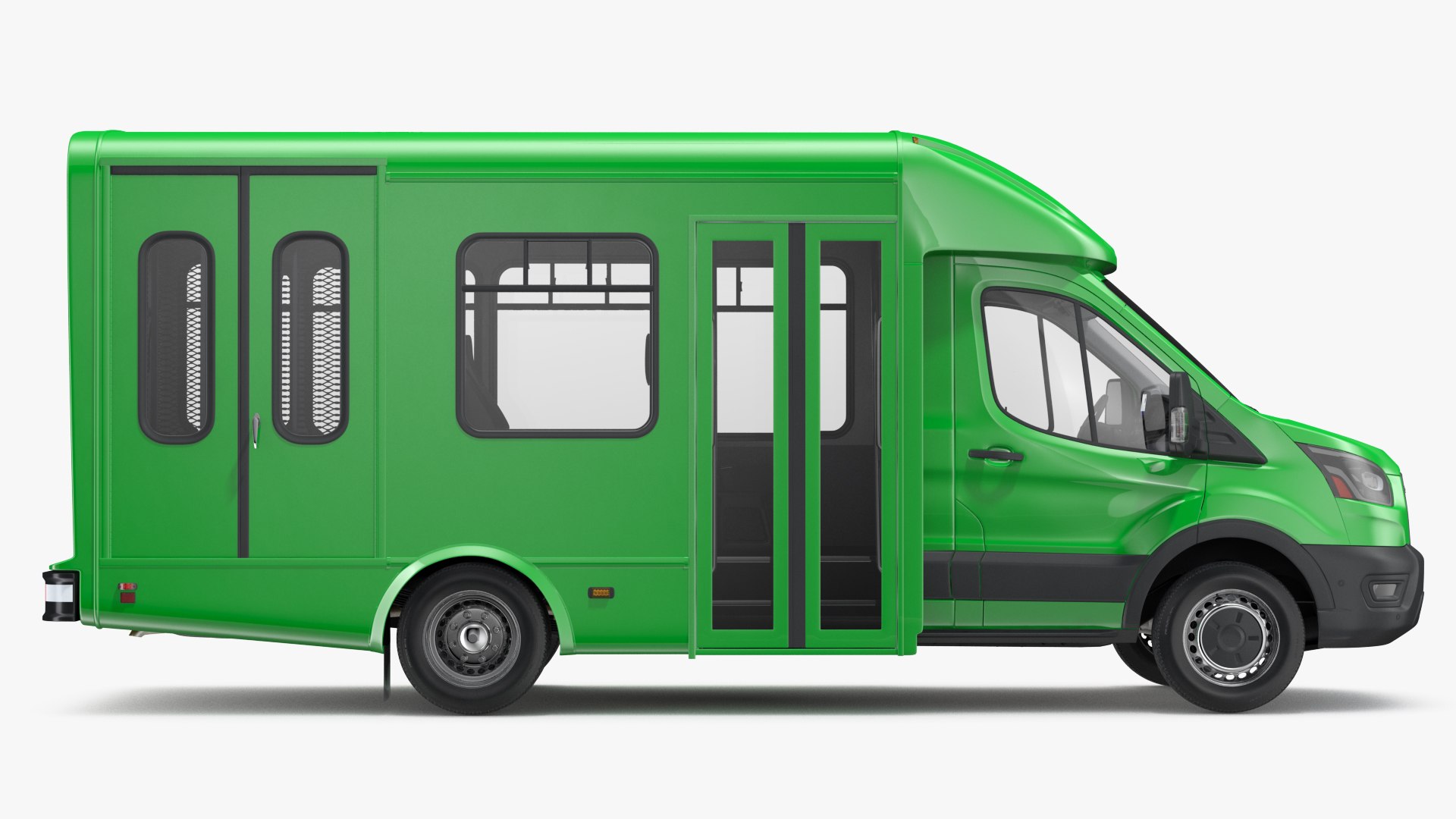 Passenger shuttle bus 3D model - TurboSquid 1605962