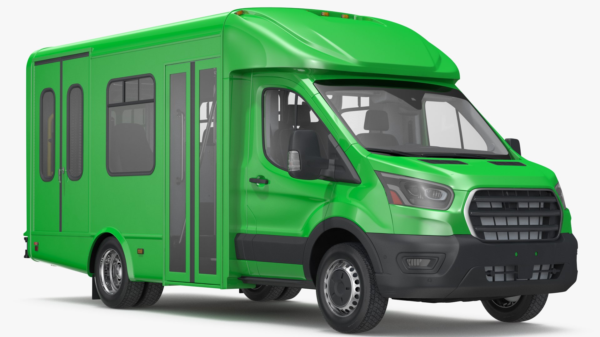 Passenger shuttle bus 3D model - TurboSquid 1605962