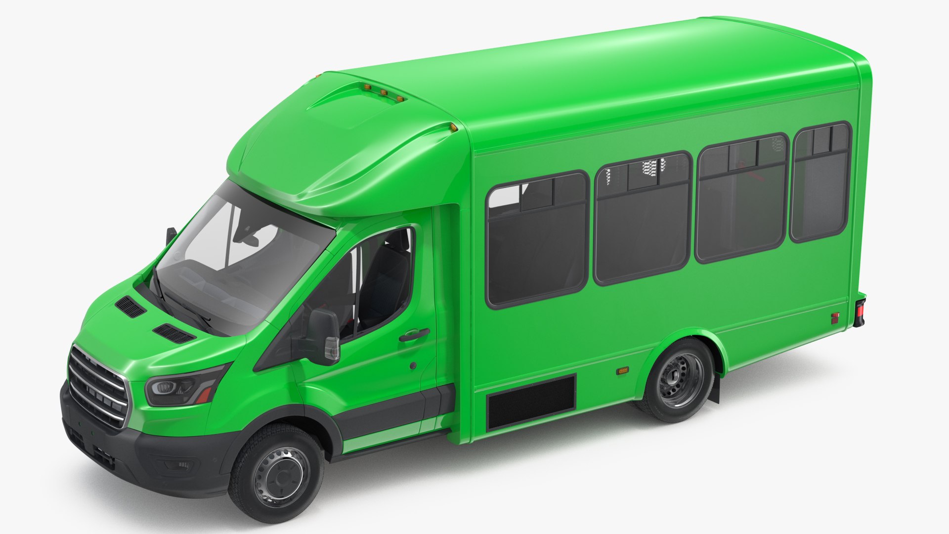 Passenger shuttle bus 3D model - TurboSquid 1605962