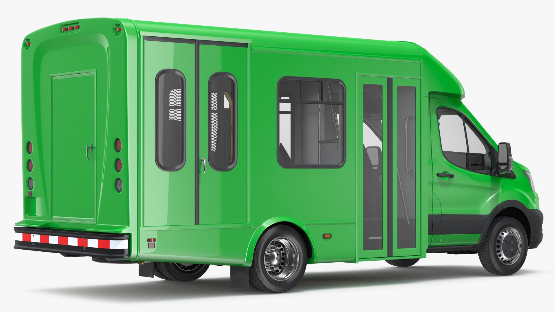 Passenger shuttle bus 3D model - TurboSquid 1605962