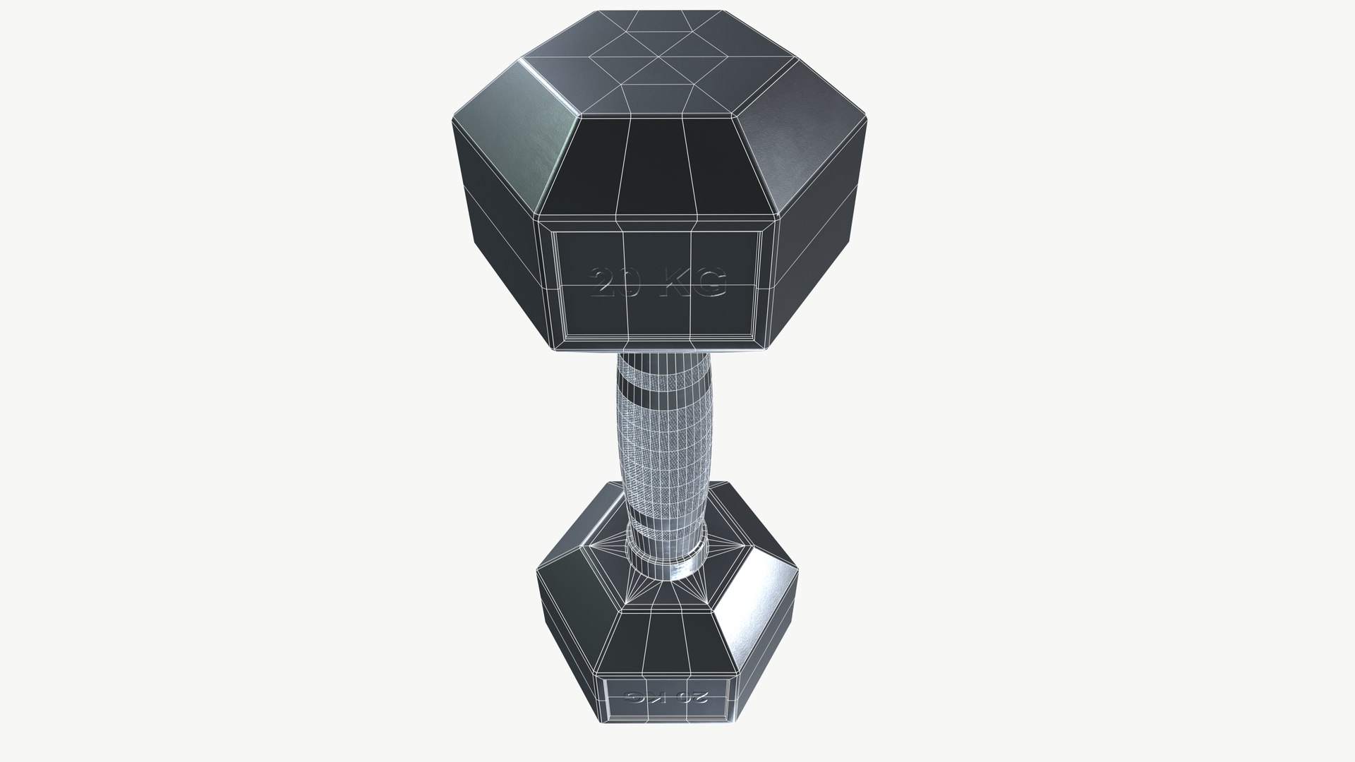 3D Dumbbell Model - TurboSquid 2340703