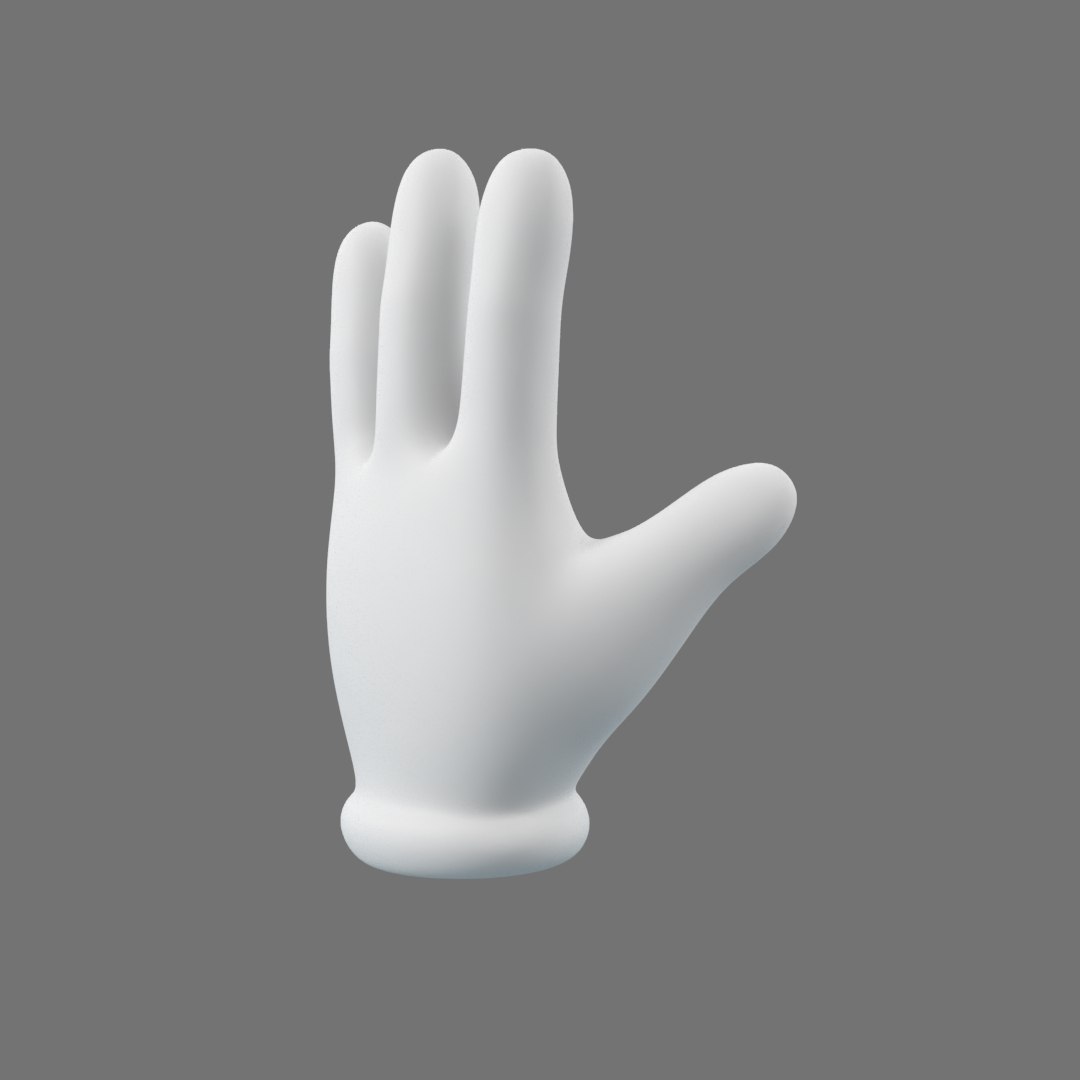 3D Gloved Hand 4 Fingers - TurboSquid 1395949
