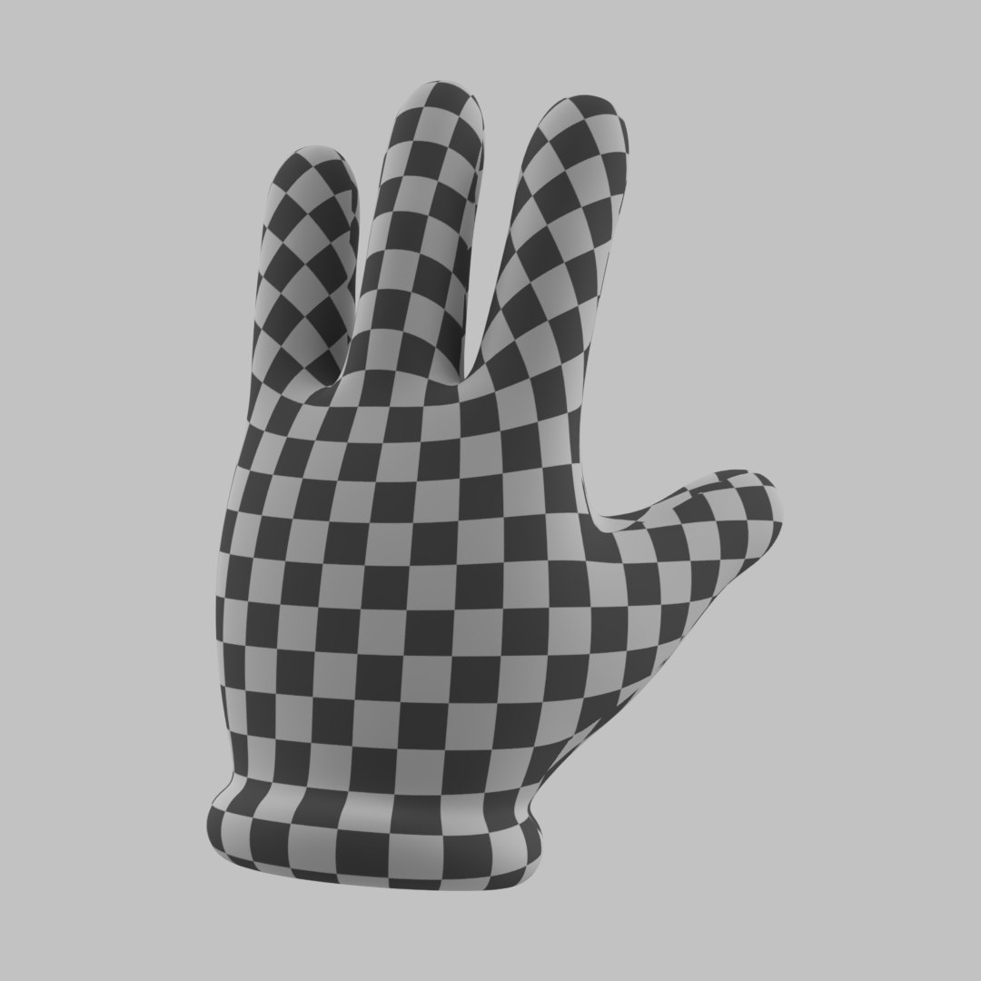 3D Gloved Hand 4 Fingers - TurboSquid 1395949