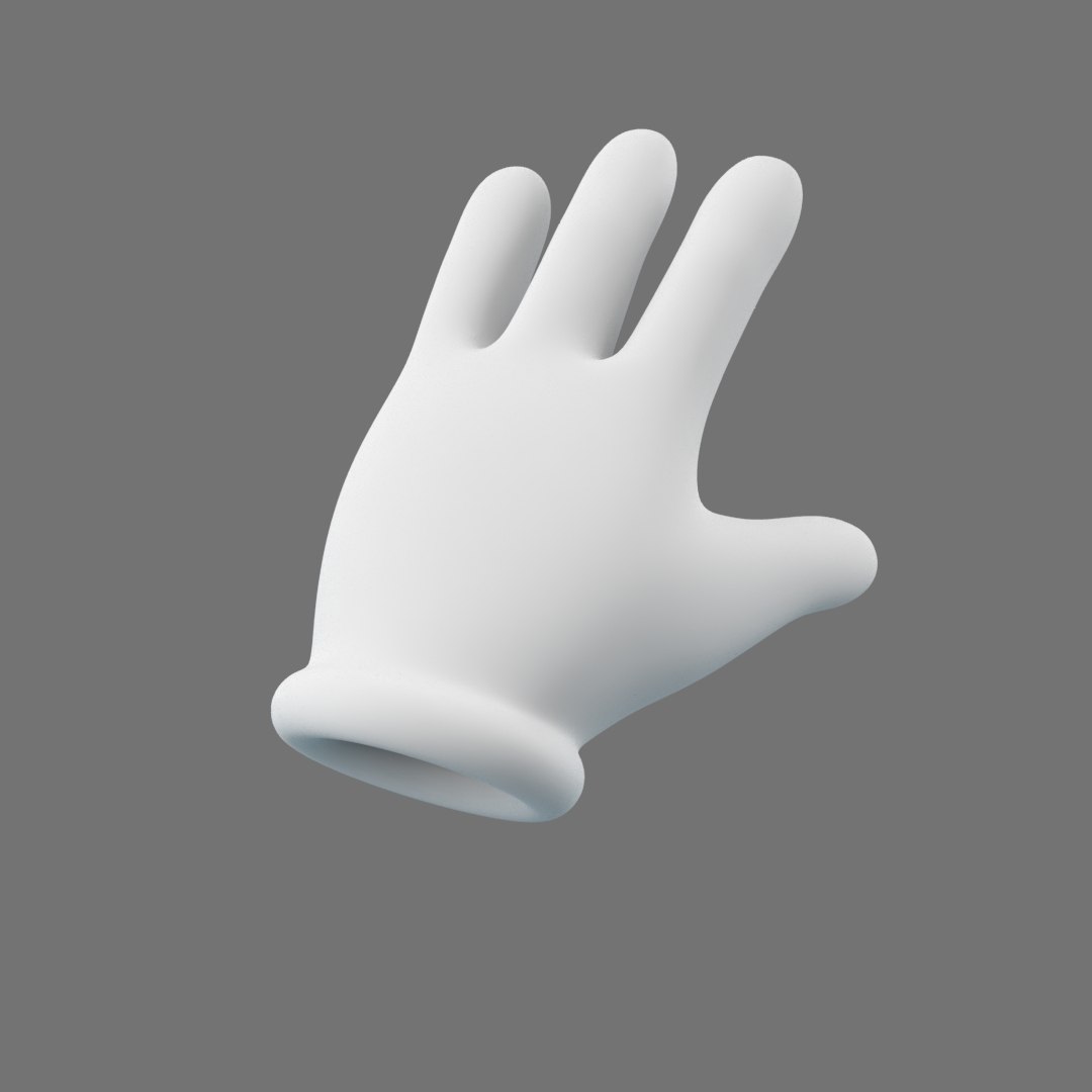 3D Gloved Hand 4 Fingers - TurboSquid 1395949