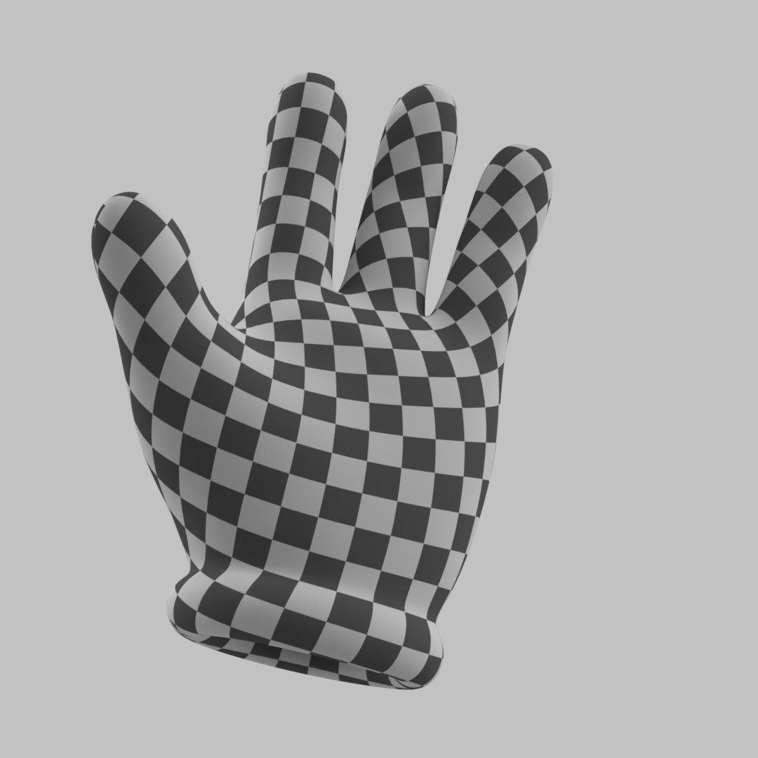 3D Gloved Hand 4 Fingers - TurboSquid 1395949