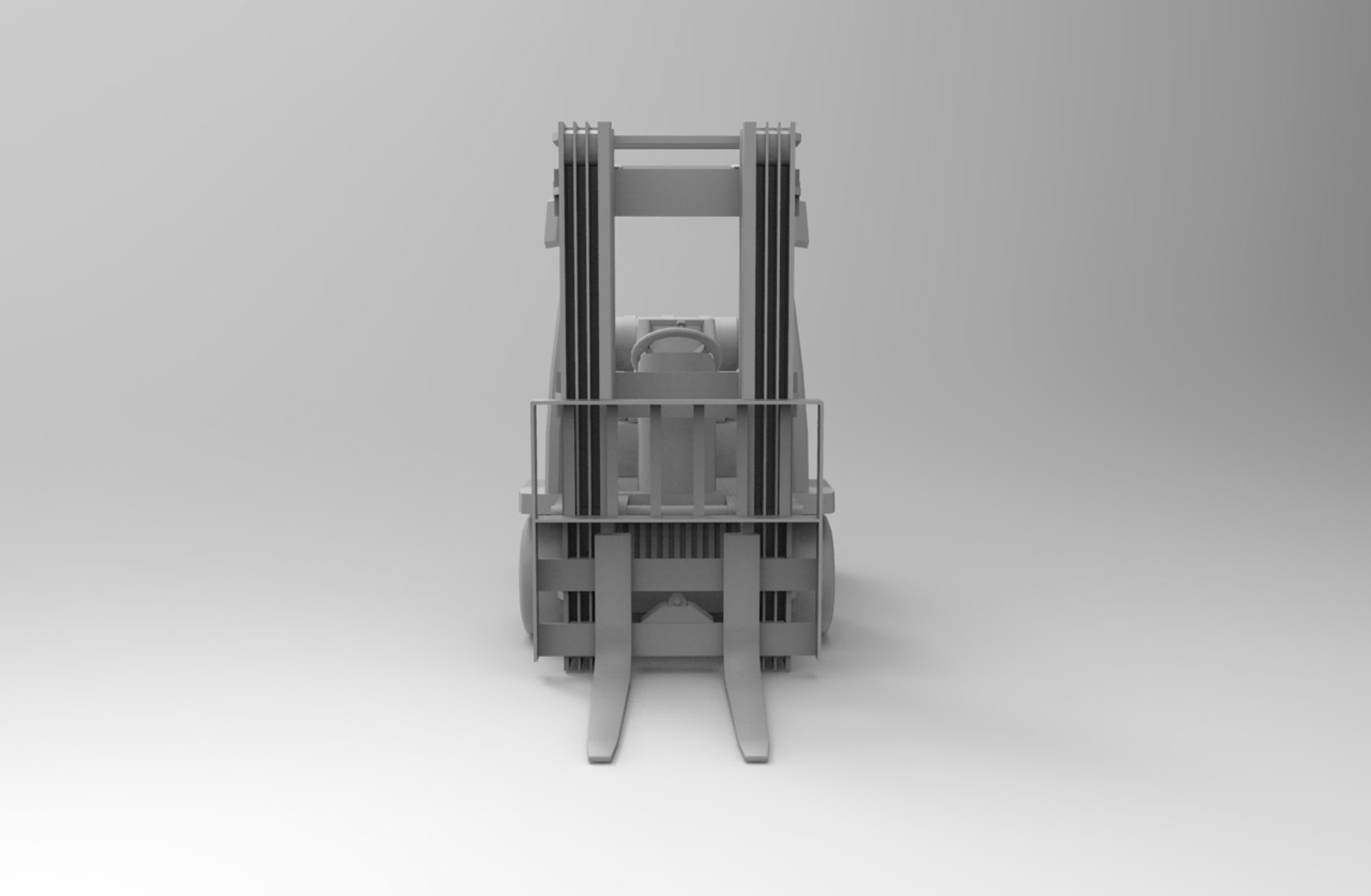 3d Fork Lift Model