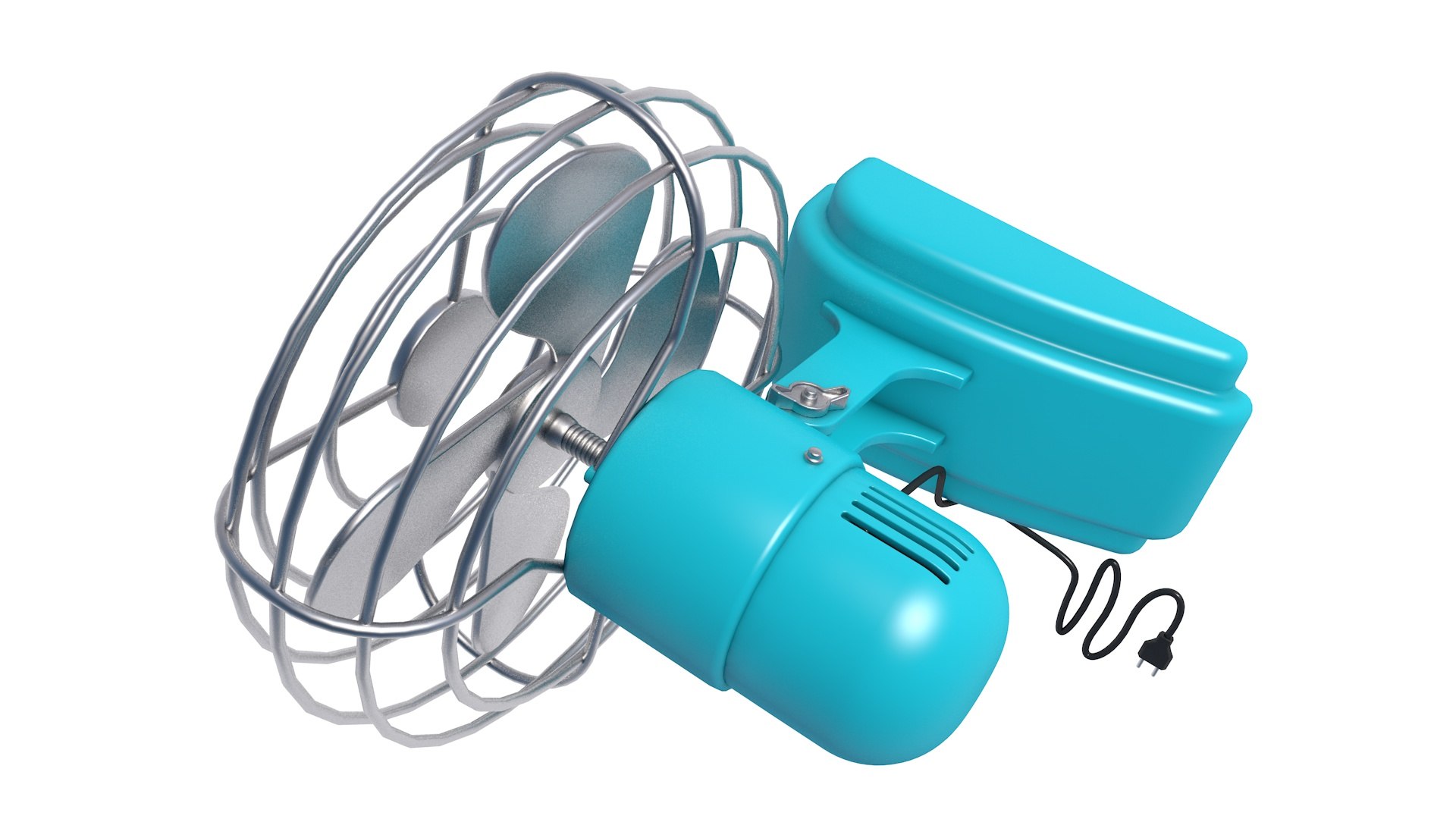 3D Retro Table Fan Model - TurboSquid 2102531