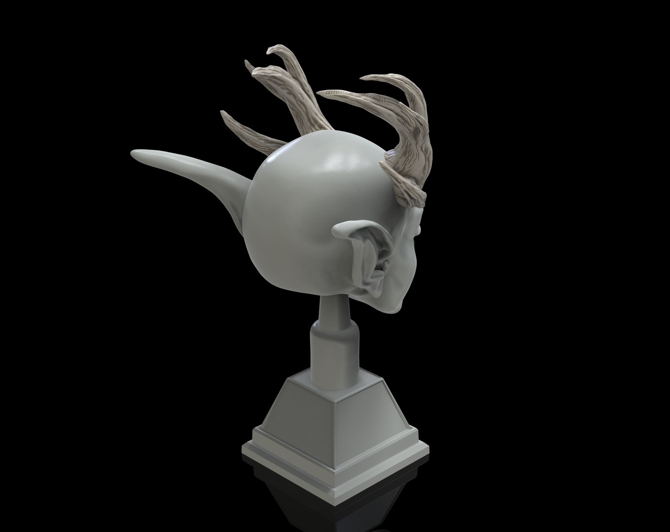 Horn Style 27 - Print File for Costume and Cosplay Accessories 3D model ...