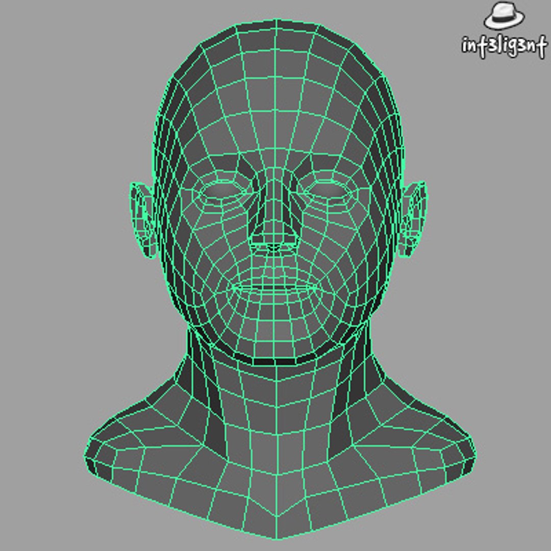 3d Model Human Head