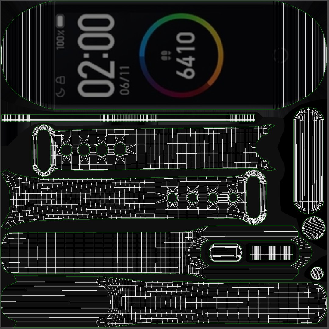 3D Smart Wristband Band Model - TurboSquid 1620336