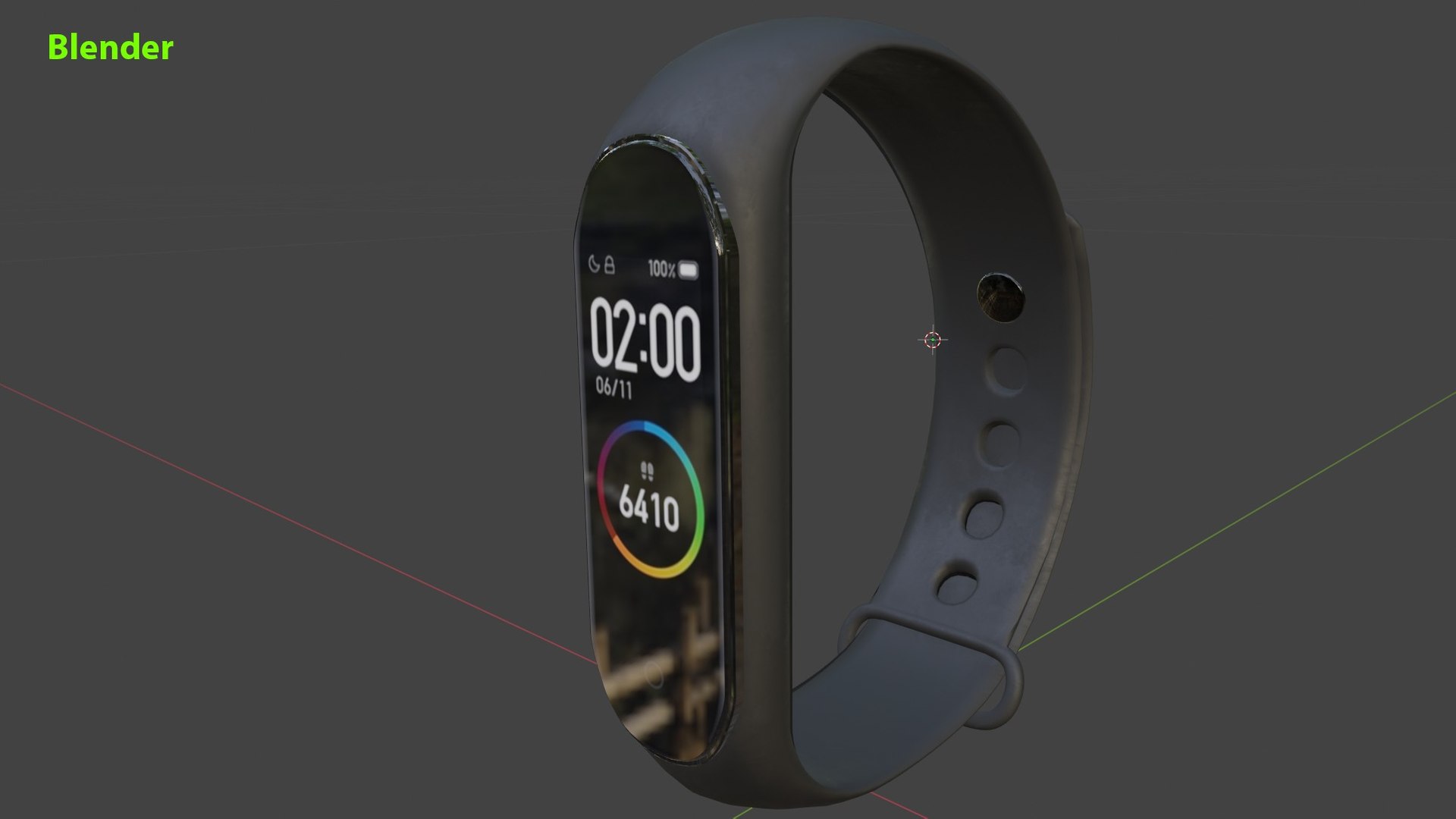 3D smart wristband band model - TurboSquid 1620336