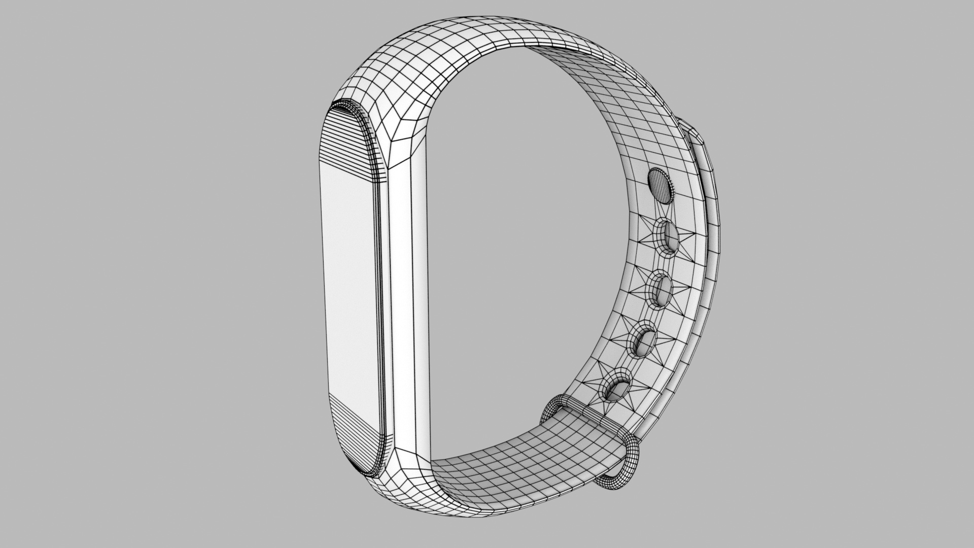 3D smart wristband band model - TurboSquid 1620336