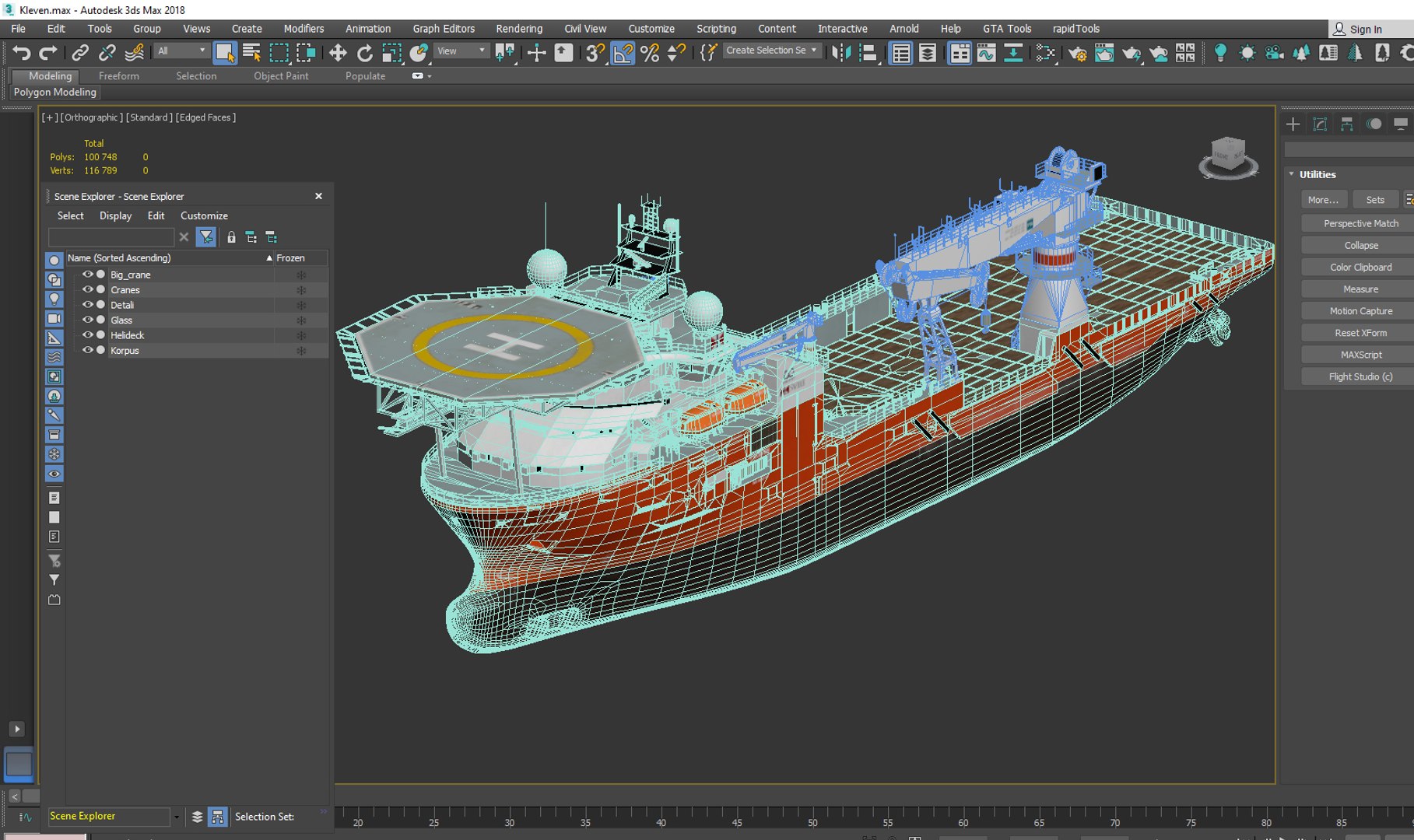 Offshore Platform Supply Vessel 3D Model - TurboSquid 1967251