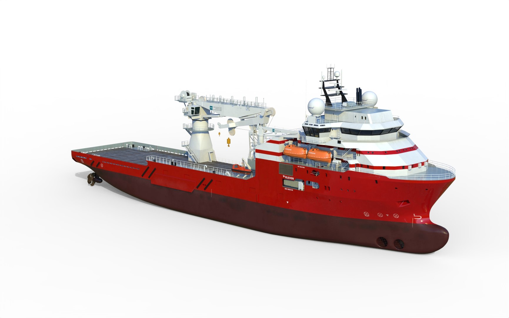Offshore Platform Supply Vessel 3D Model - TurboSquid 1967251