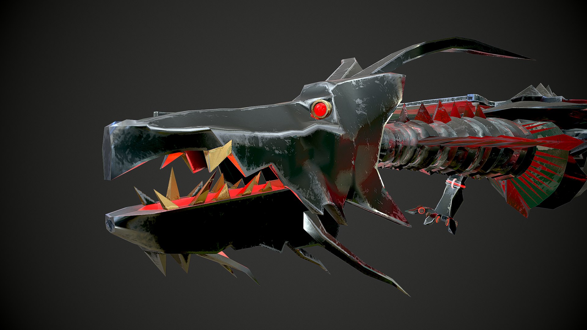 Robo-dragon 3D - TurboSquid 1940448