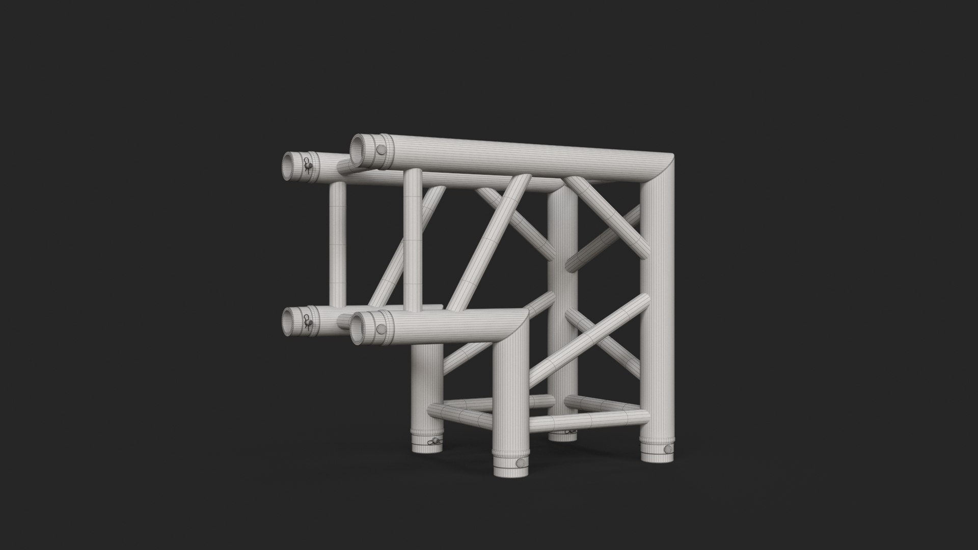 Square Truss Straight A 30D K1 Model - TurboSquid 2041799