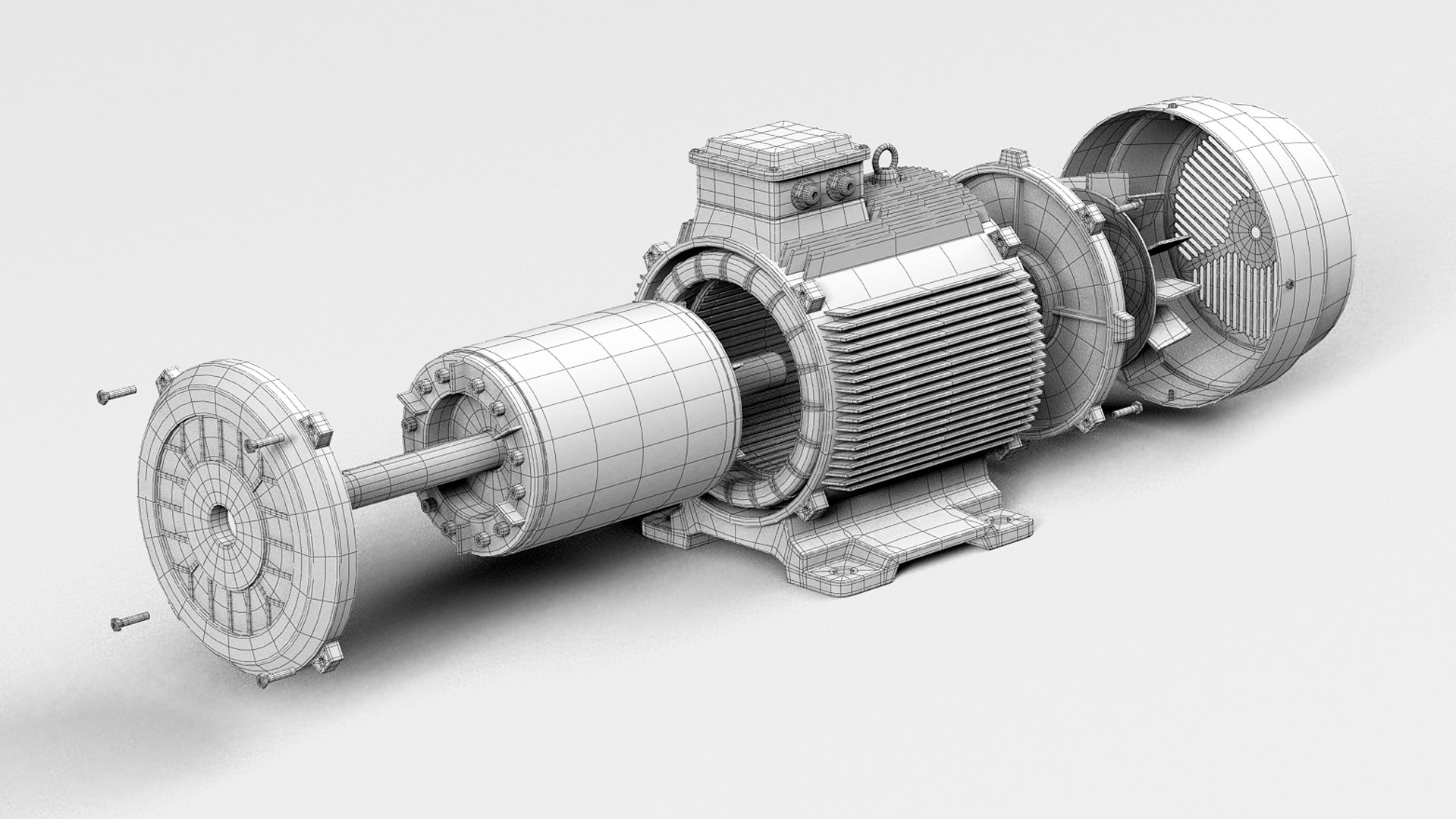 Electric Motor V3 3D Model - TurboSquid 1808458