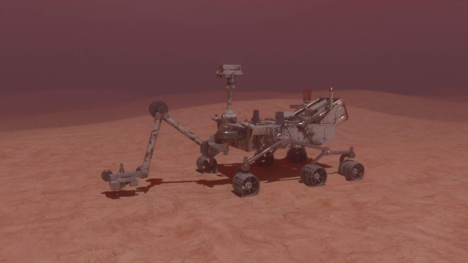 3D model curiosity rover mars - TurboSquid 1303700