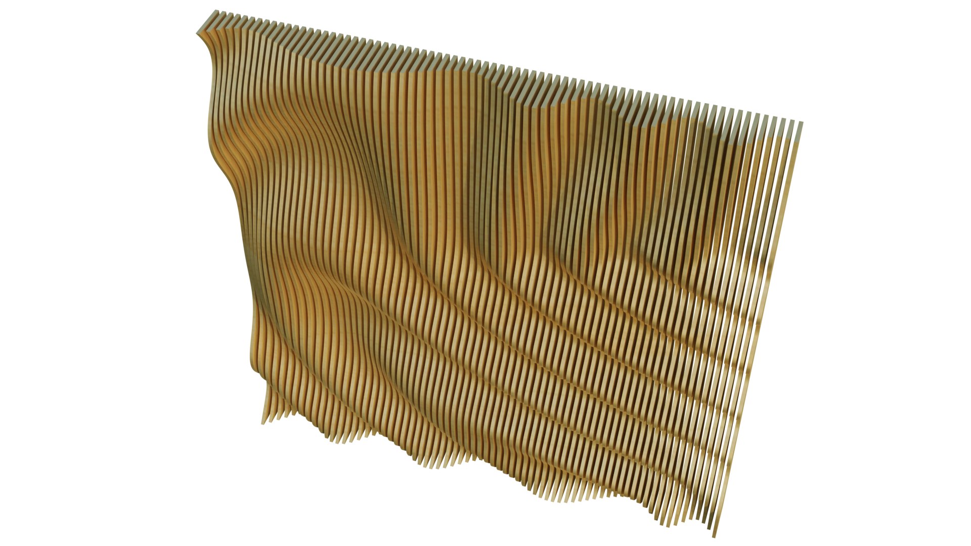 3D Model Wavy Surface Wooden Wall 01 - TurboSquid 2194284