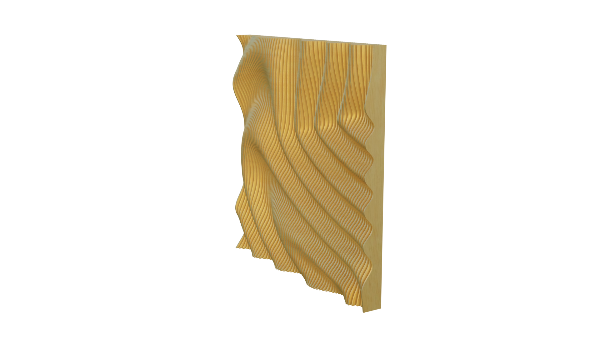 3D Model Wavy Surface Wooden Wall 01 - TurboSquid 2194284
