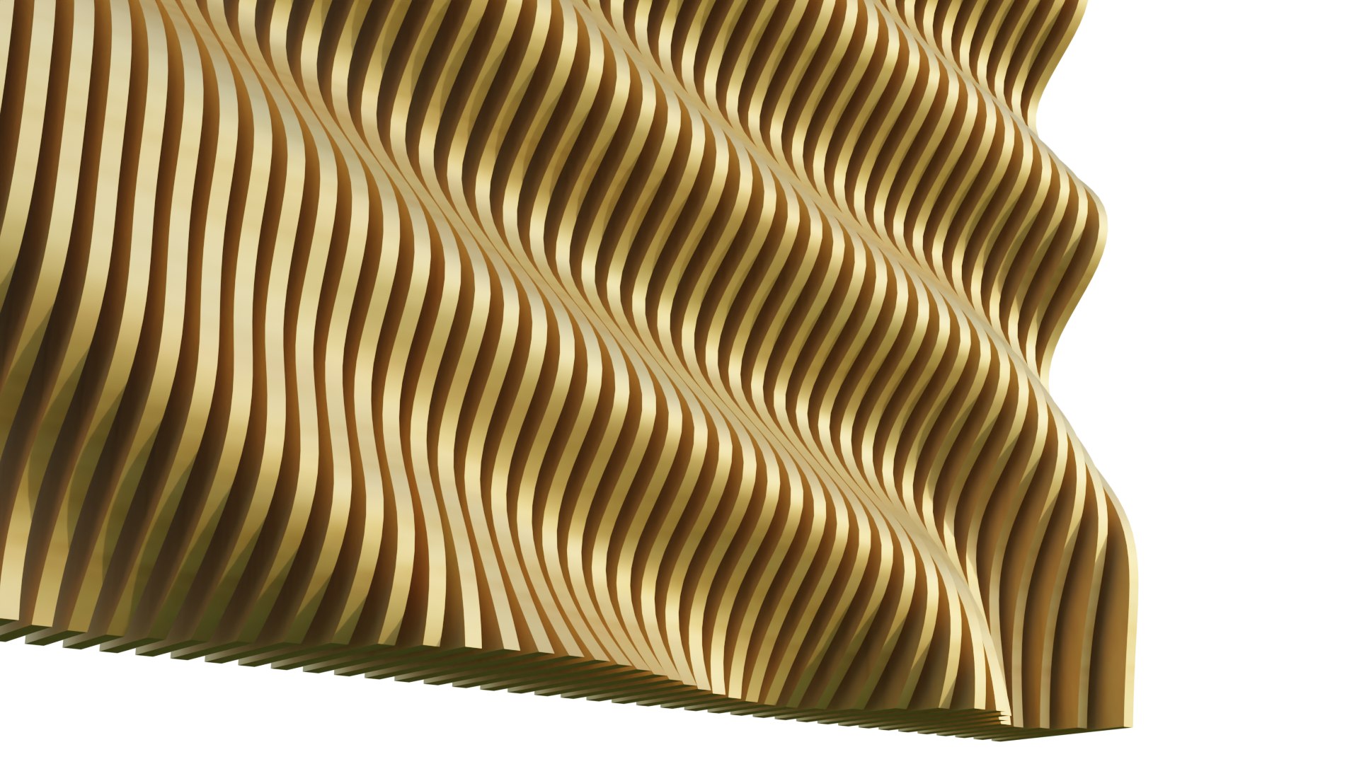 3D Model Wavy Surface Wooden Wall 01 - TurboSquid 2194284