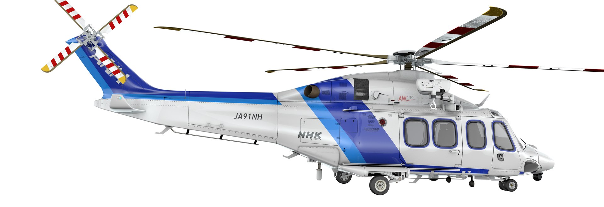 AW139 ANH All Nippon Helicopter L2193 Model - TurboSquid 2266518