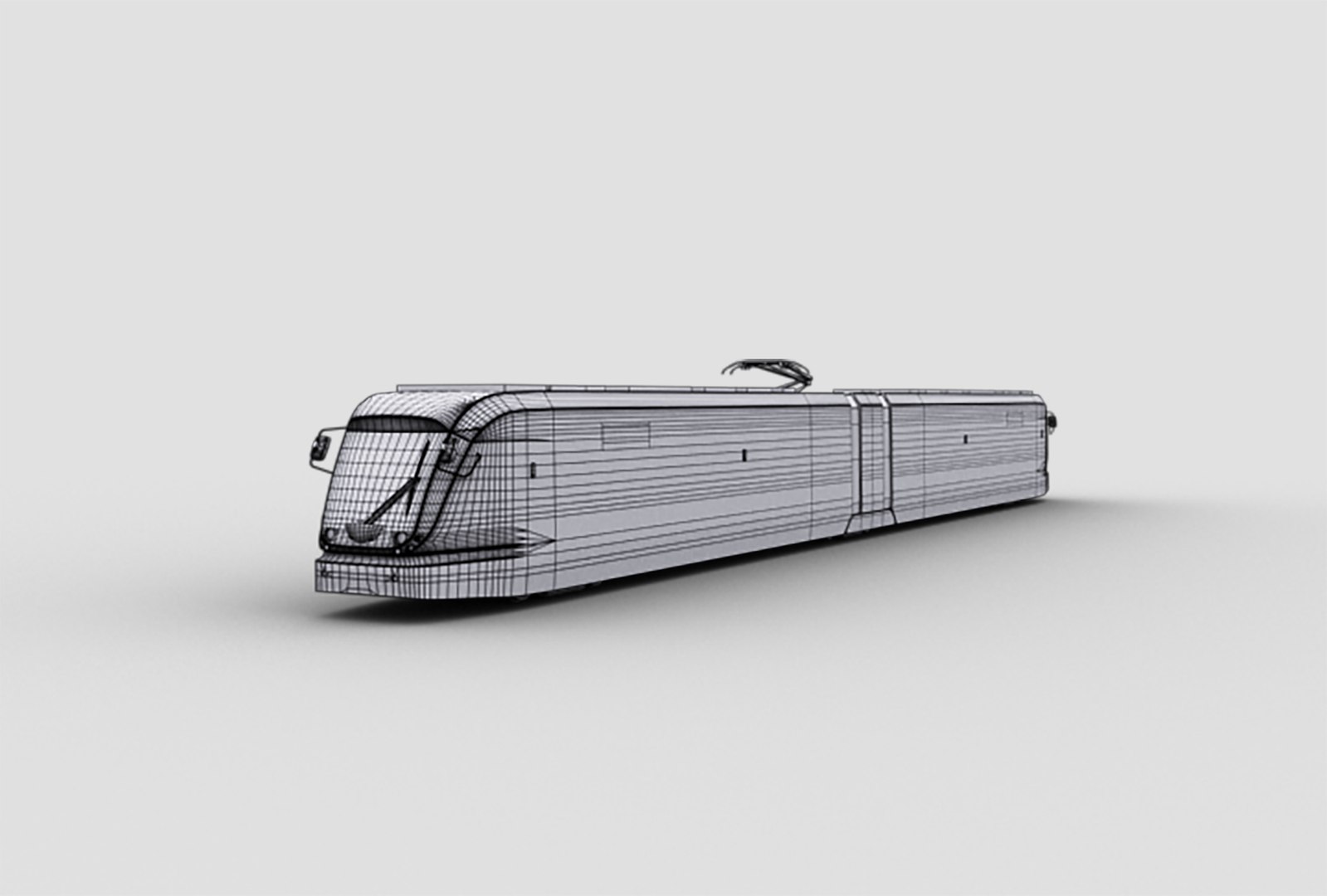 3D Model Low Poly Tram 17 - TurboSquid 1915333
