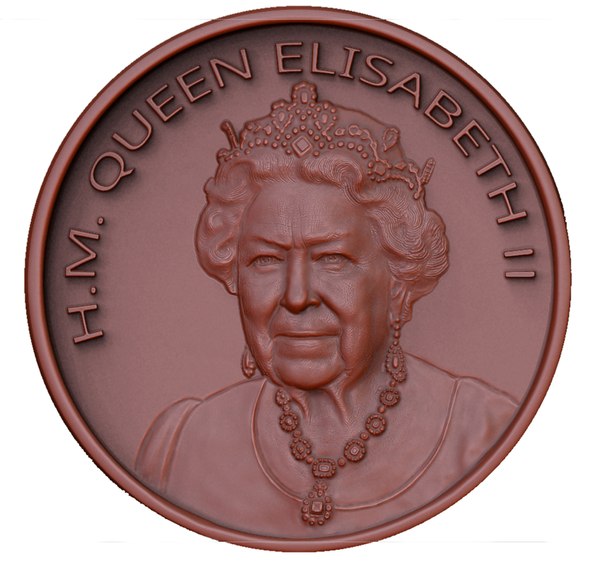 QUEEN ELIZABETH MEDALLION 3D 모델 - TurboSquid 1916756