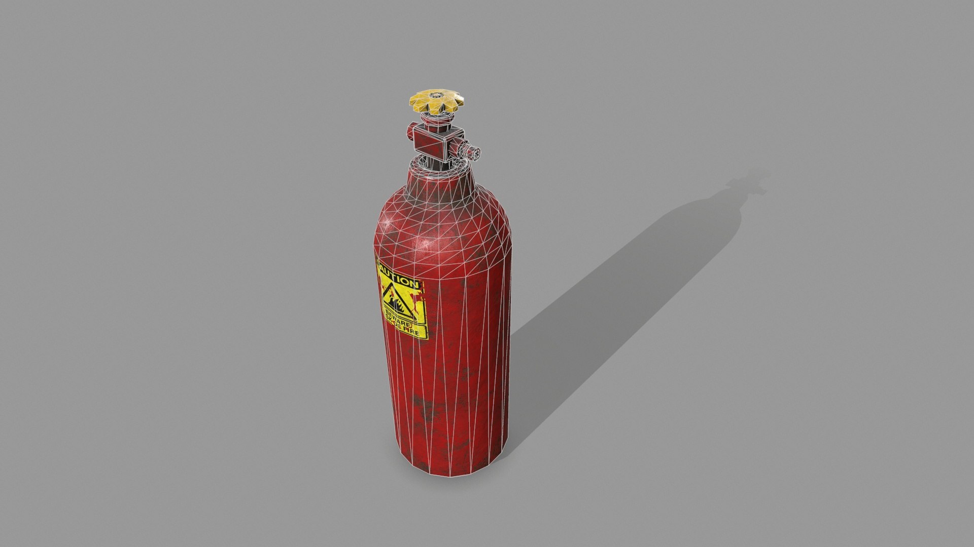 Oxygen tank 3D model - TurboSquid 1522443