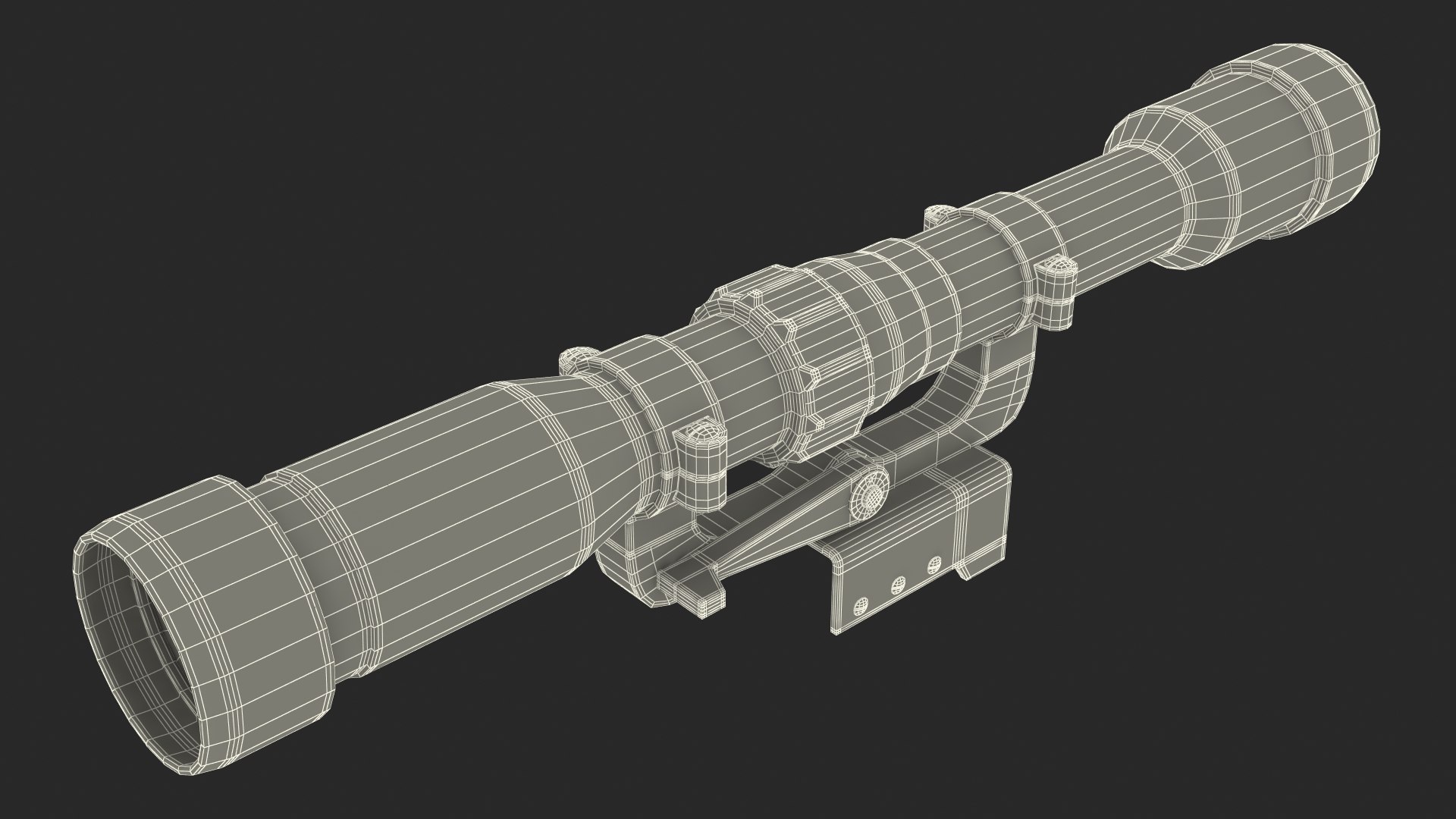Ww2 German Telescopic Sight 3D Model - TurboSquid 1652293
