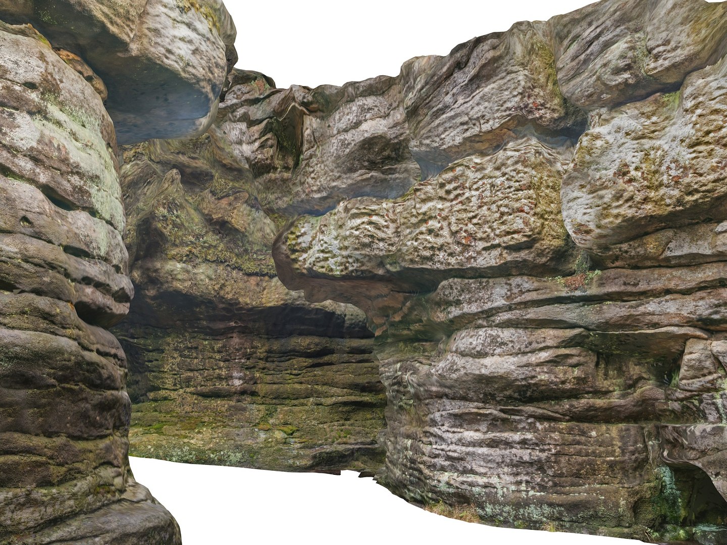 3D Forest Rock Cliff 16k Model - TurboSquid 1179685