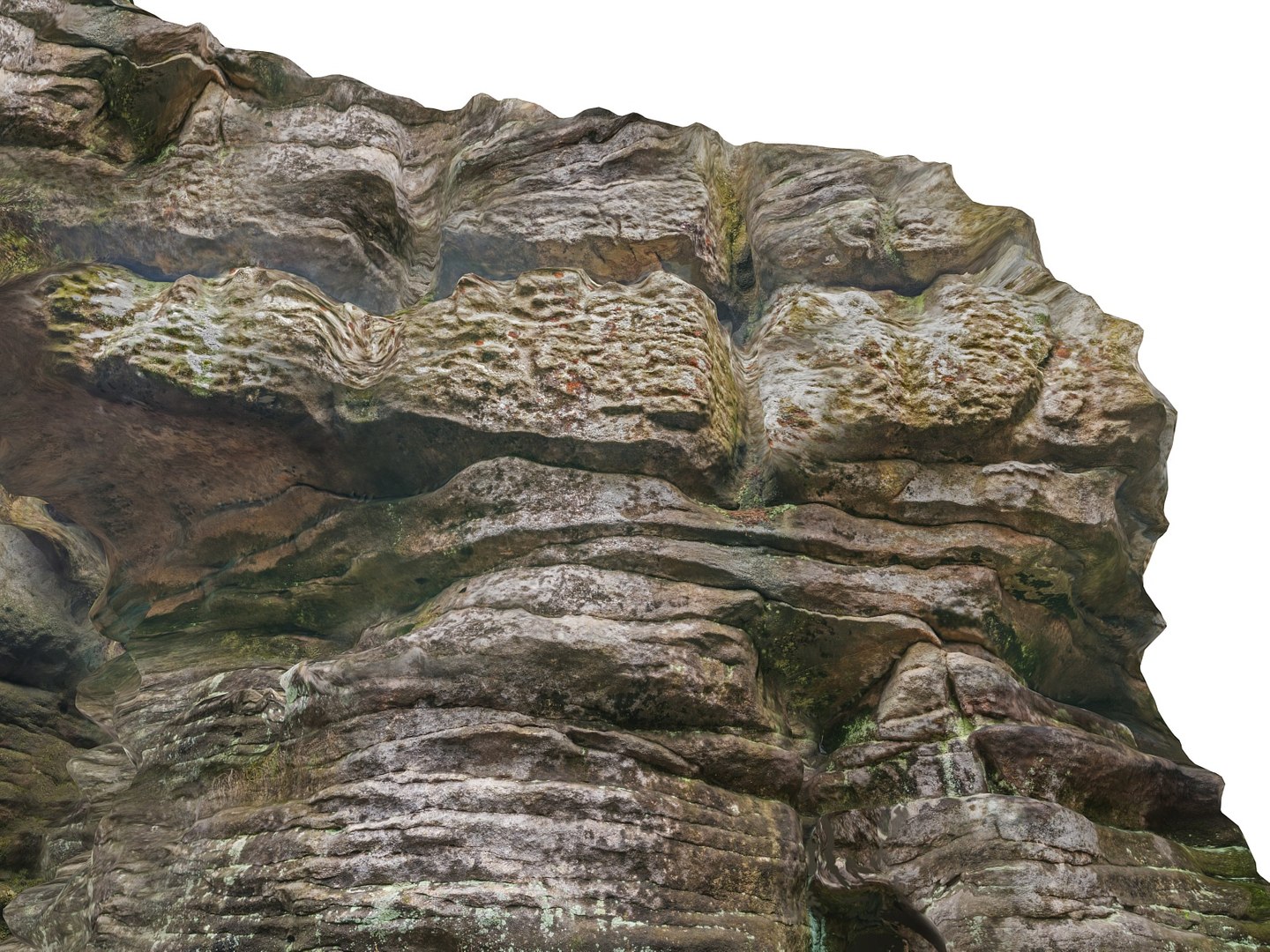 3D Forest Rock Cliff 16k Model - TurboSquid 1179685