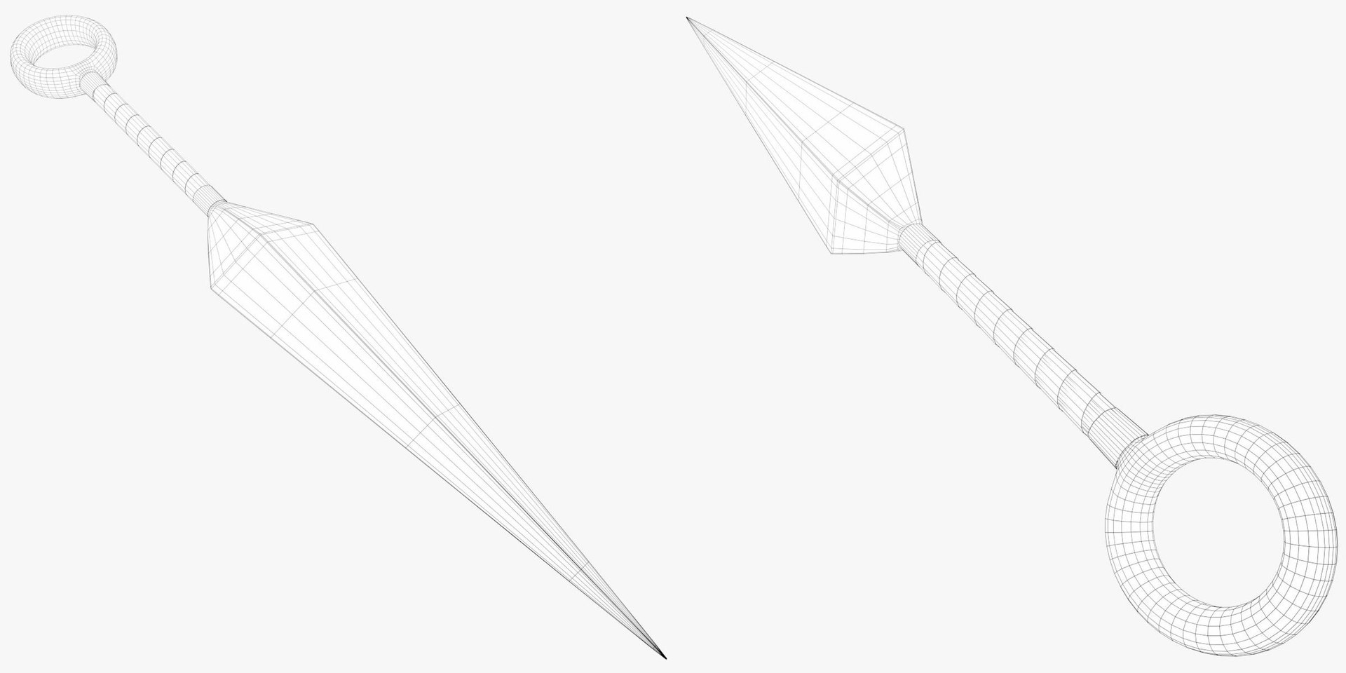 Japanese Kunai Model - TurboSquid 2199571