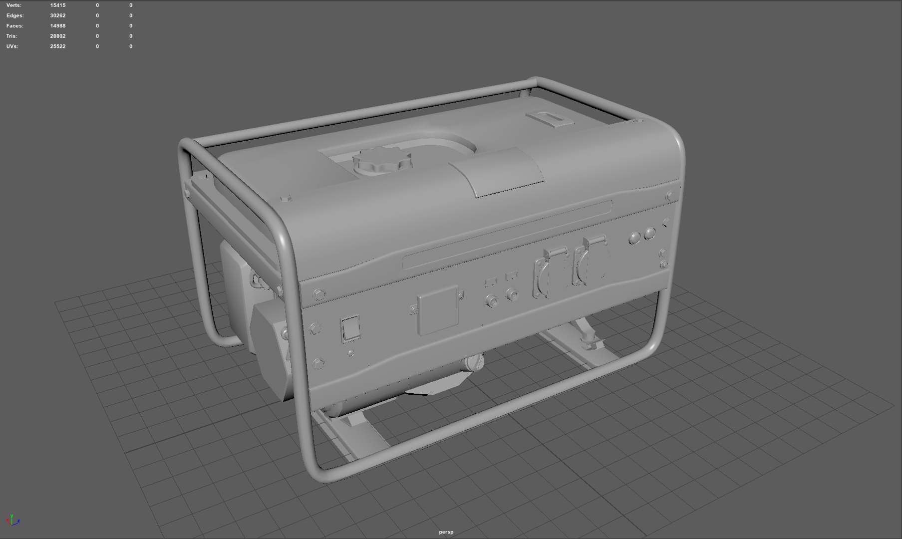 3D Electric Generator - TurboSquid 1878703