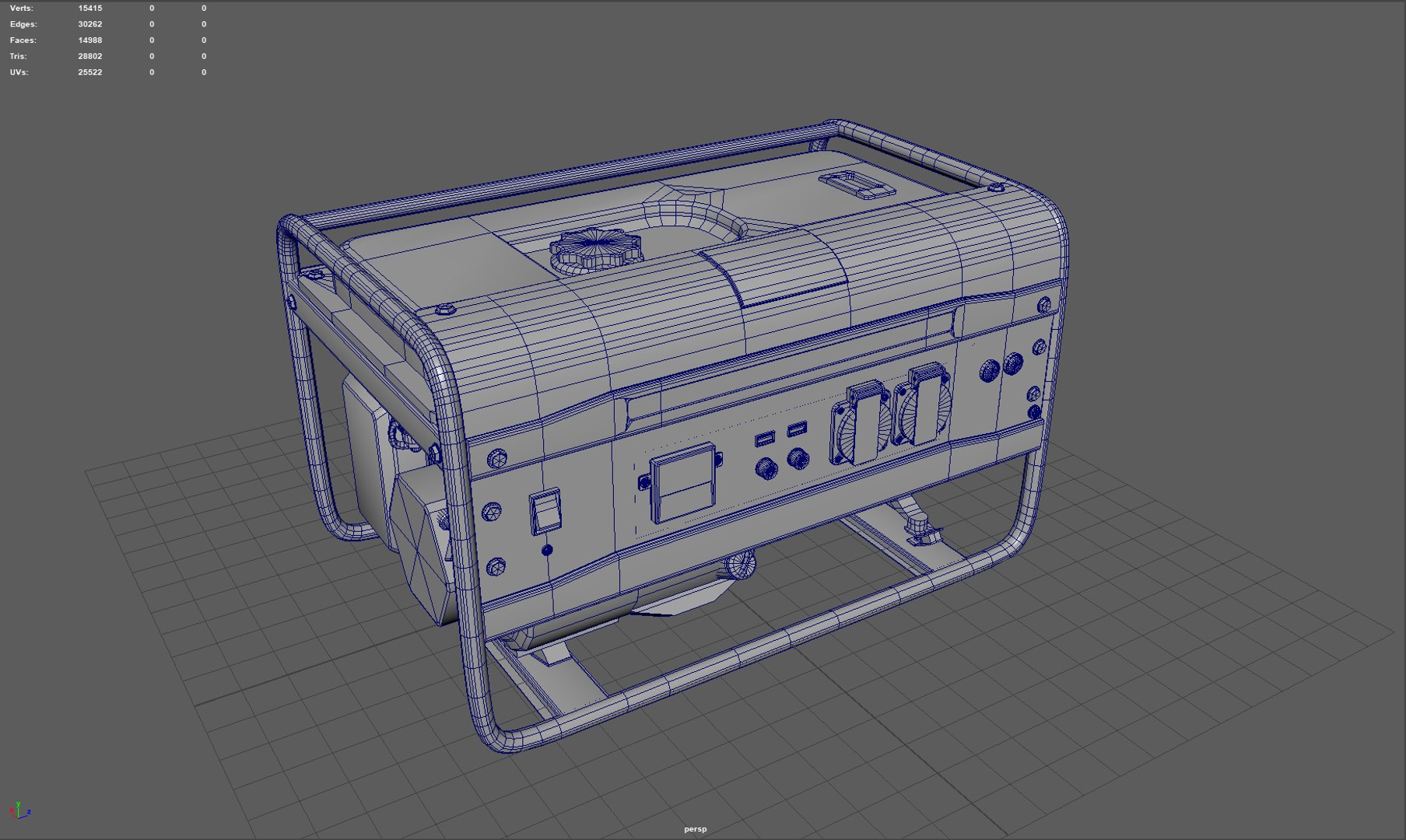 3D Electric Generator - TurboSquid 1878703