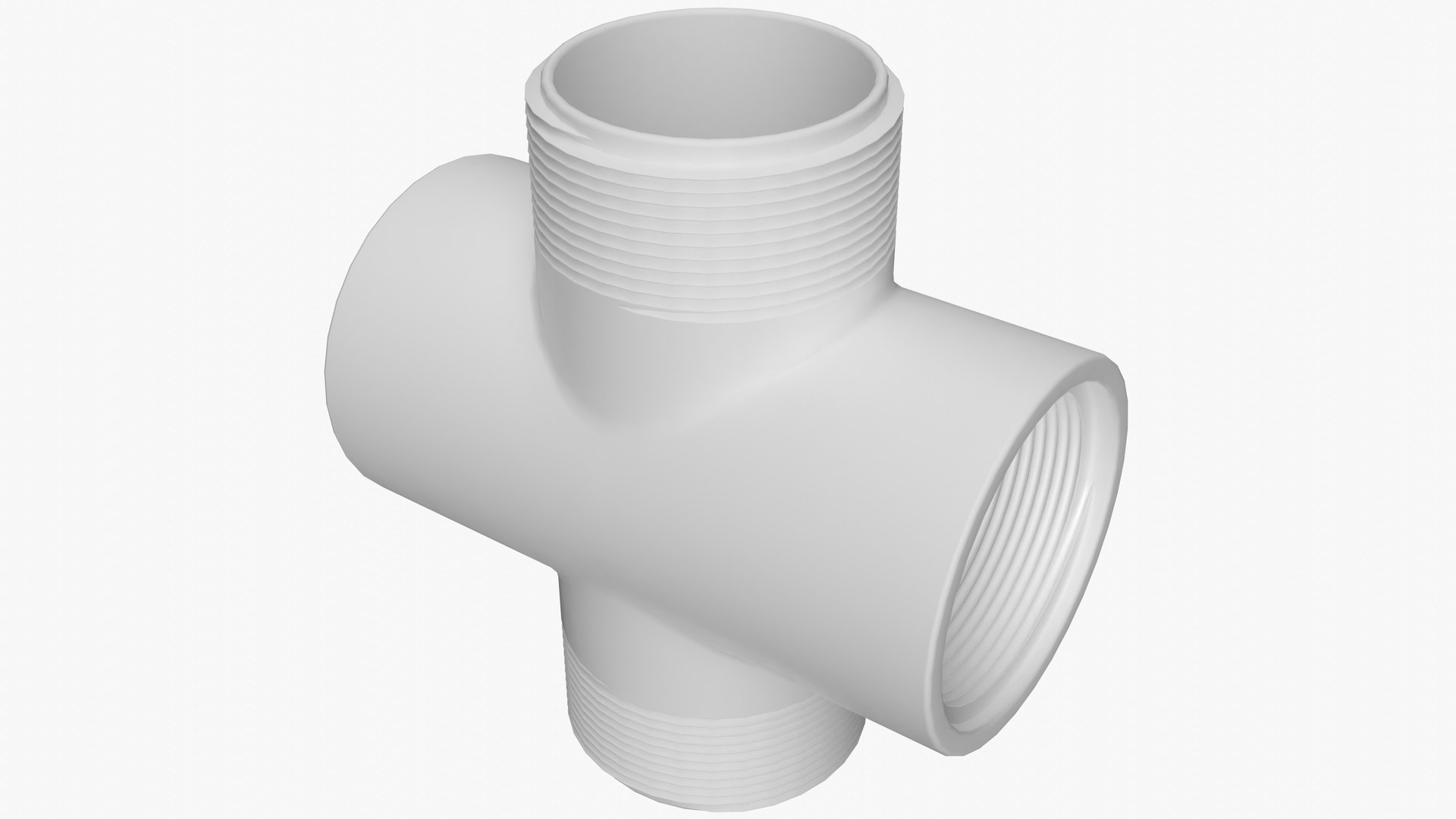 PVC Cross Female X Male 3D - TurboSquid 2093825