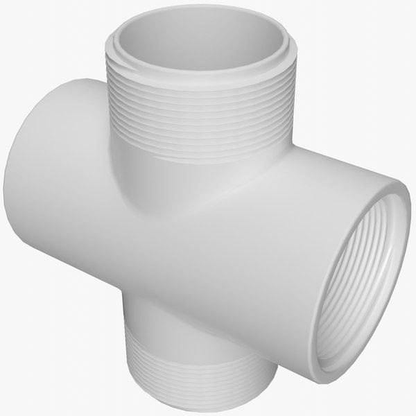 modelo 3d Cruz PVC Hembra x Macho - TurboSquid 2093825