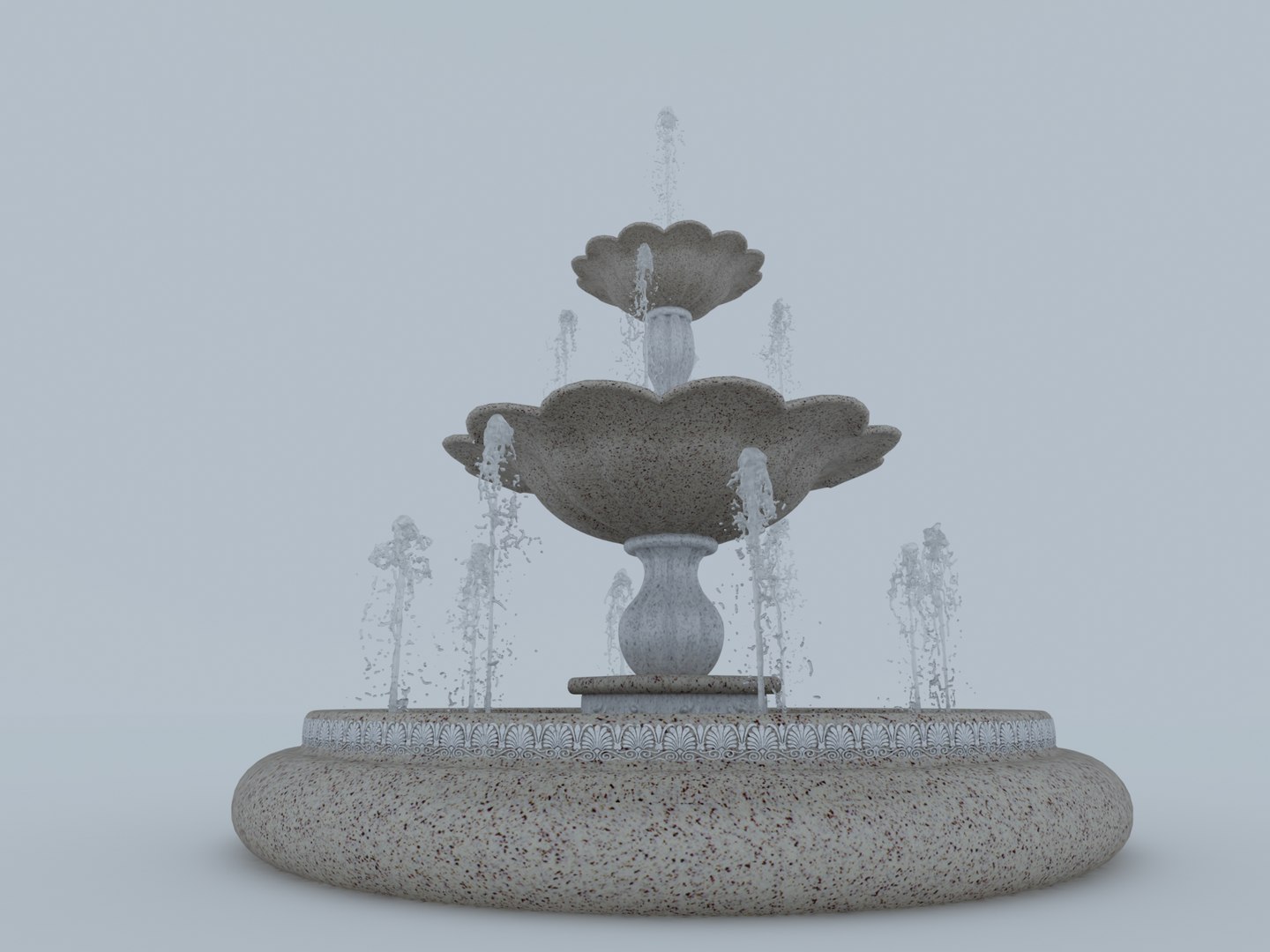 Design fountain model - TurboSquid 1331049