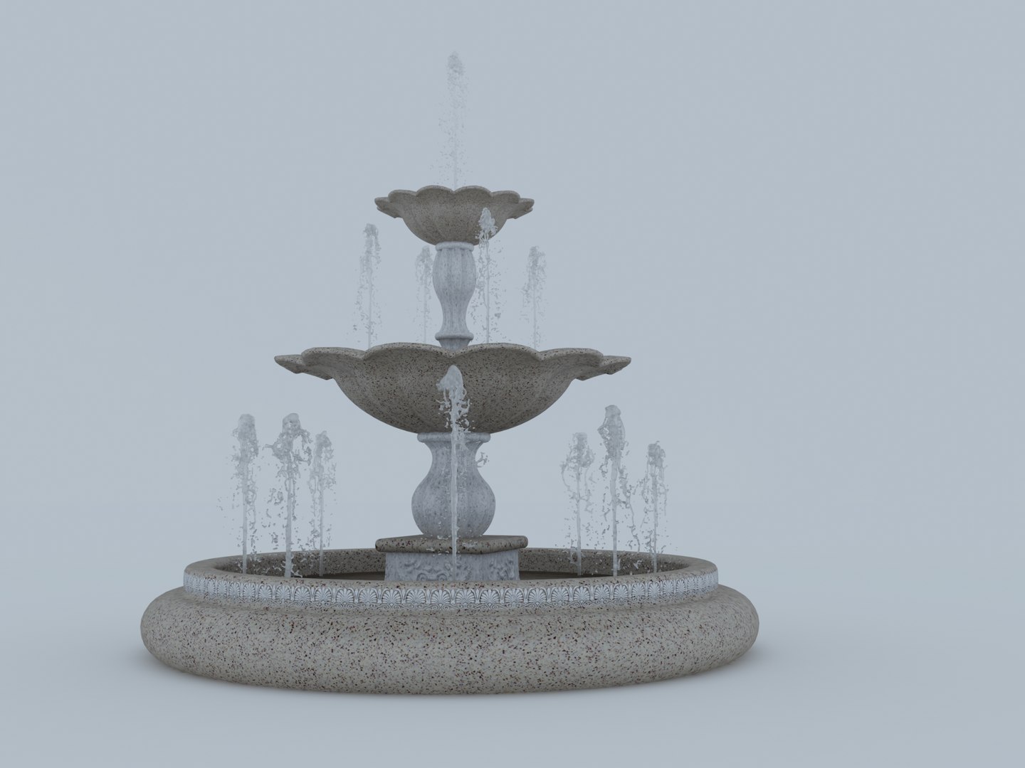 Design fountain model - TurboSquid 1331049
