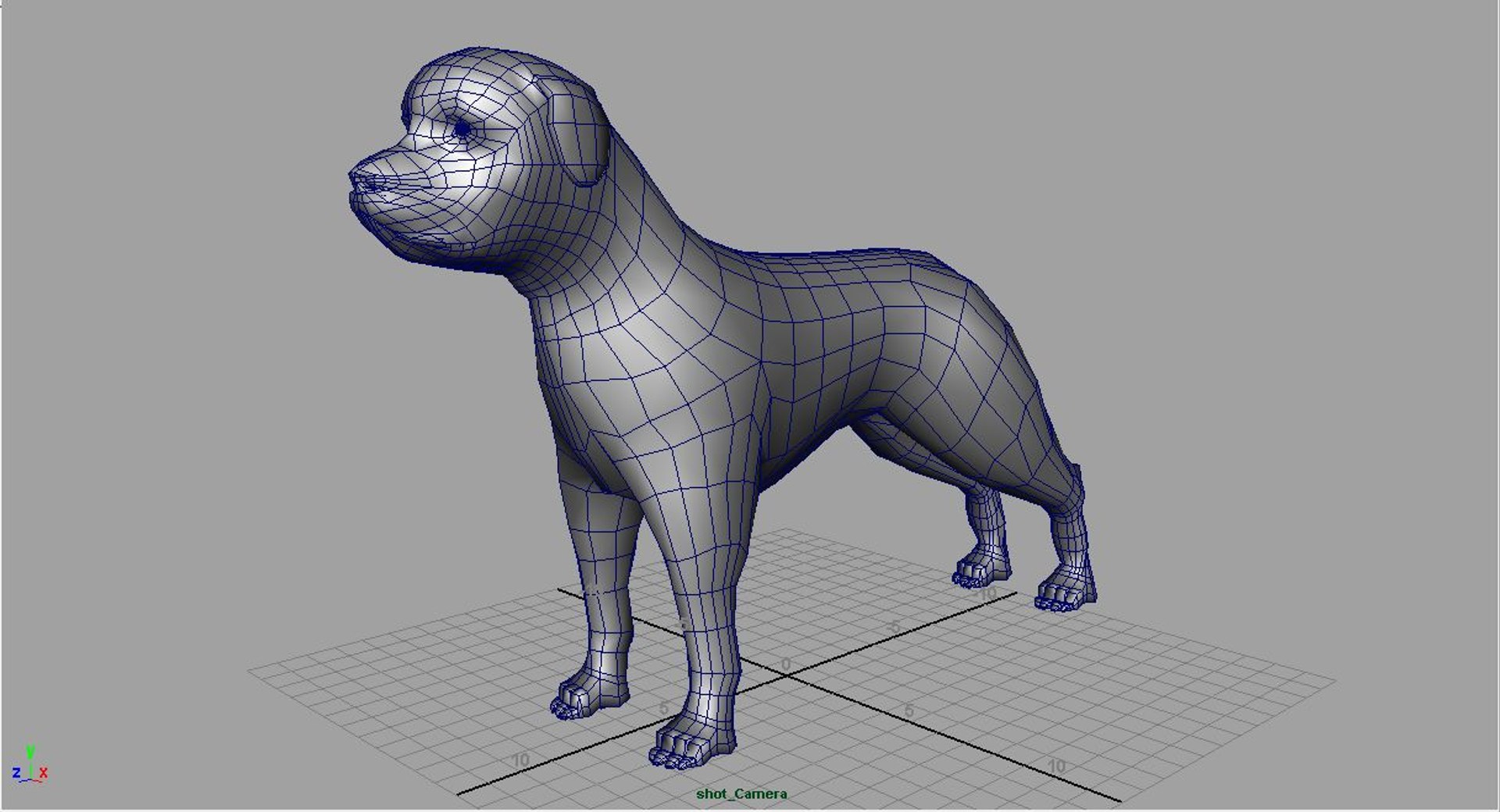 rottweiler 3d model